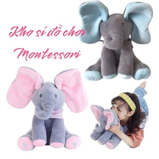 Thú Bông Con Voi Ú Oà dễ thương biết hát biết vẫy tai voi ú òa Thỏ Ú Òa ...