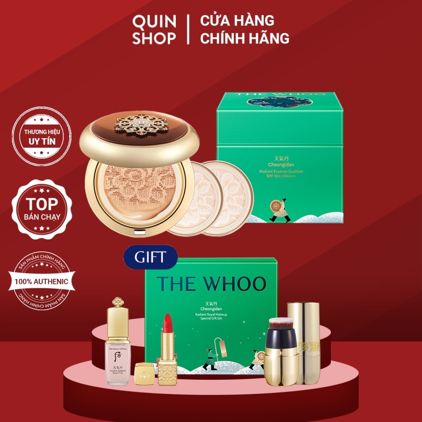 Phấn Nước Và Set Makeup Mini The Whoo Cheongidan Radiant Essence ...