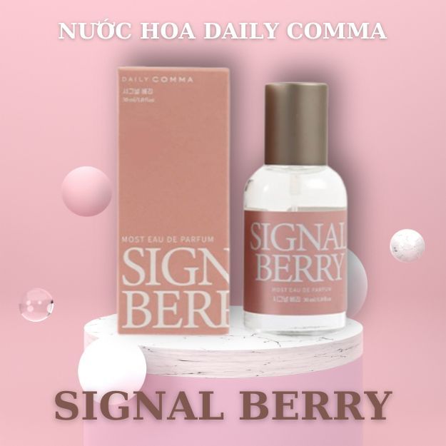 Nước hoa DAILY COMMA Most Eau Parfum Signal Berry | Shopee Việt Nam