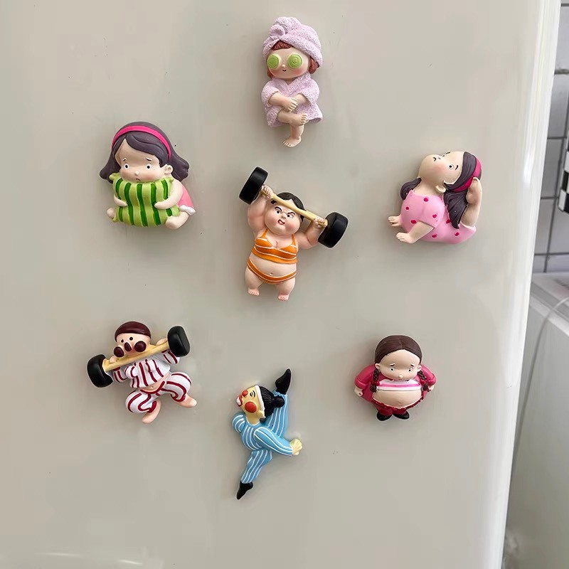 Nam châm Van gogh, nam châm 3D dán trang trí tủ lạnh và ghim note bếp ...