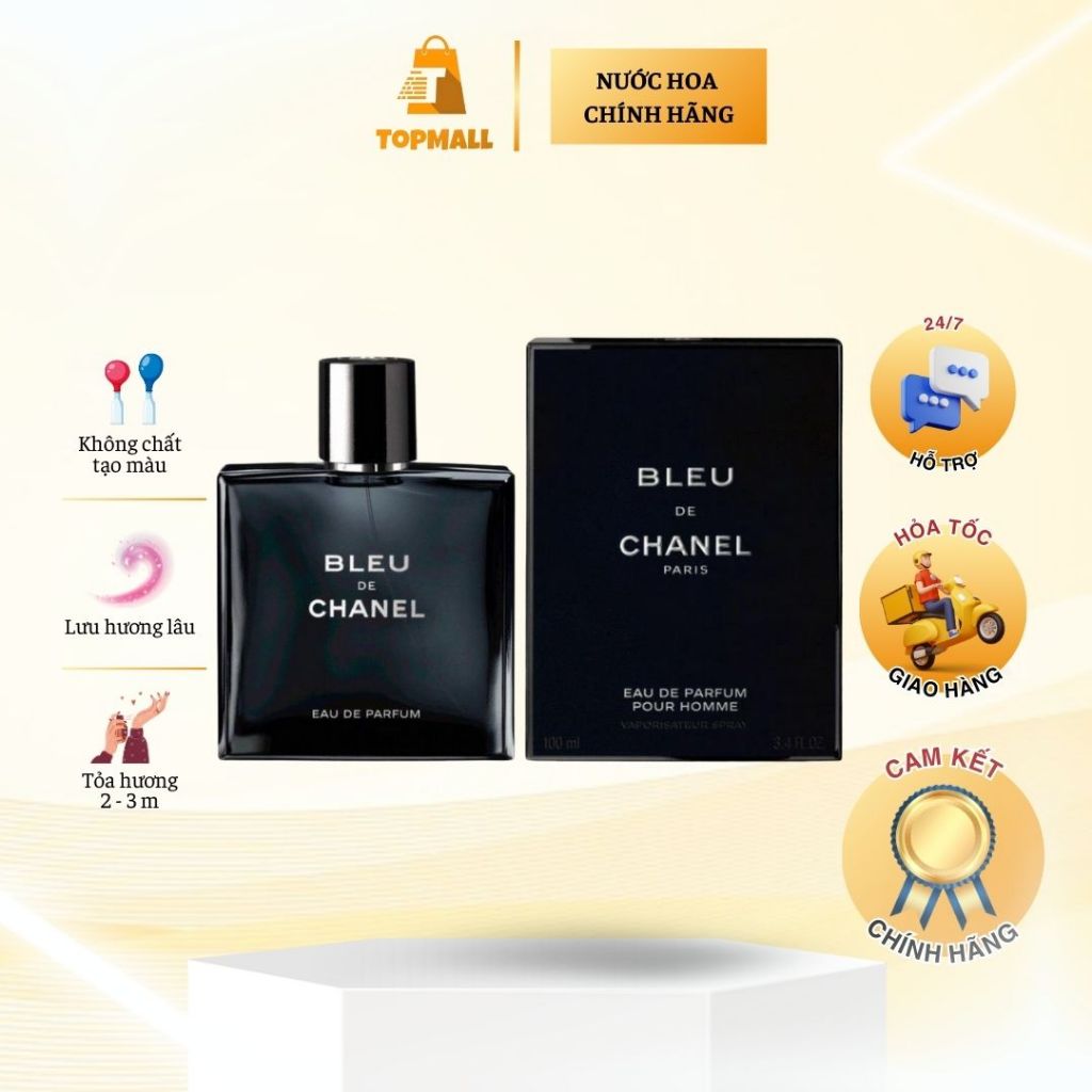 [Auth-Lưu Hương Lâu]Nước hoa nam cao cấp chính hãng B.leu, cuốn hút mạnh mẽ SANG TRỌNG _ TOPMALL ...