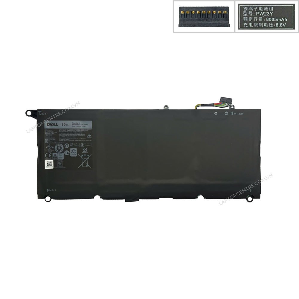 Pin Dell XPS 9360 PW23Y 7,6V 60Wh 7895mAh 9cell (ORG +) | Shopee Việt Nam