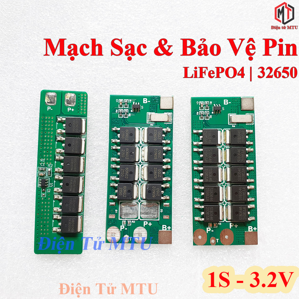 Mạch sạc , bảo vệ pin 1S 3.2V LiFePO4 - Sắt Photphat - 32650 - 15 -20 -25A | Shopee Việt Nam