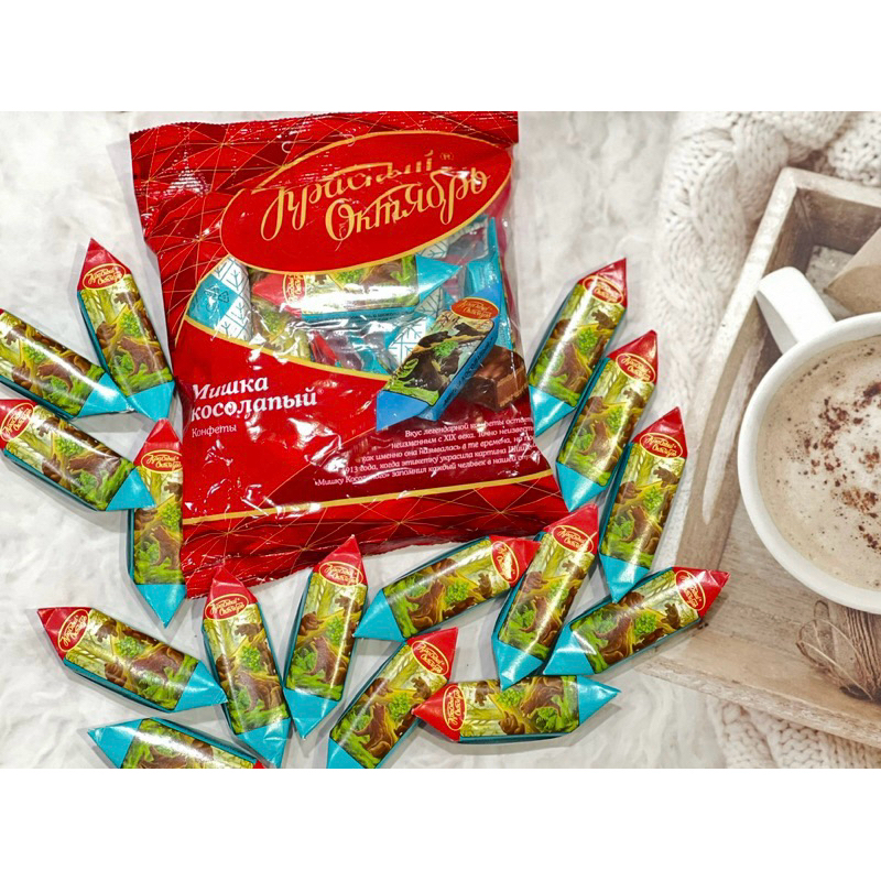 Kẹo socola Gấu xanh hiệu Tháng Mười Đỏ của Nga 200g | Shopee Việt Nam