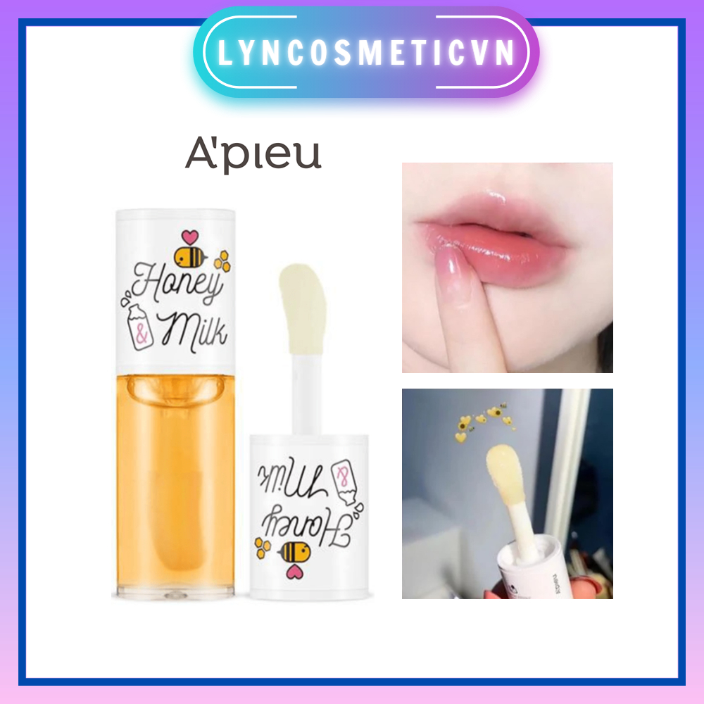 (Chính hãng) Son Dưỡng Môi Dạng Dầu A'Pieu Honey & Milk Lip Oil 5g | Shopee Việt Nam