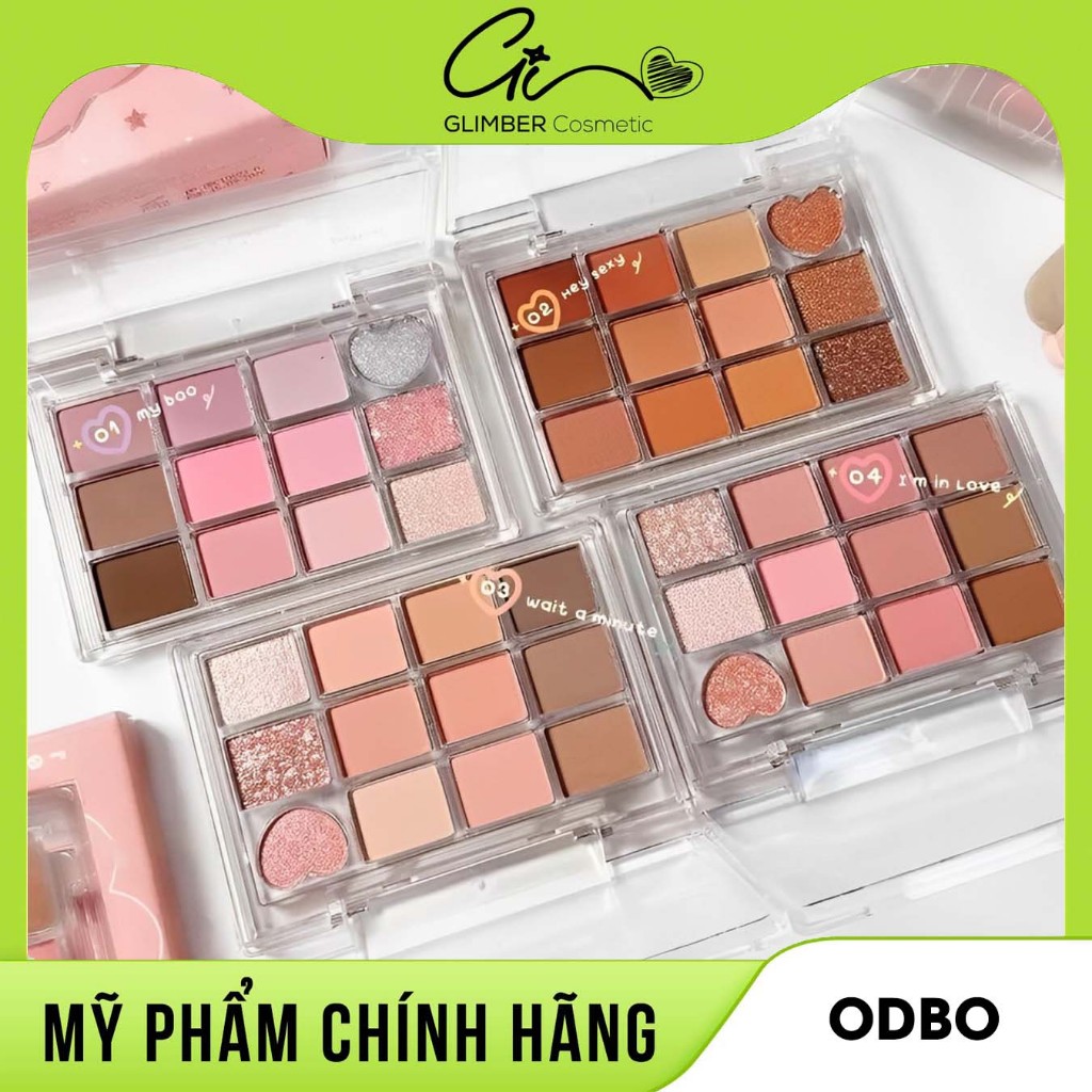Màu Mắt Odbo Real Heart Color Thái Lan Màu Sắc Đáng Iu Đa Dạng Đi Học Đi Làm OD2019 | Shopee ...