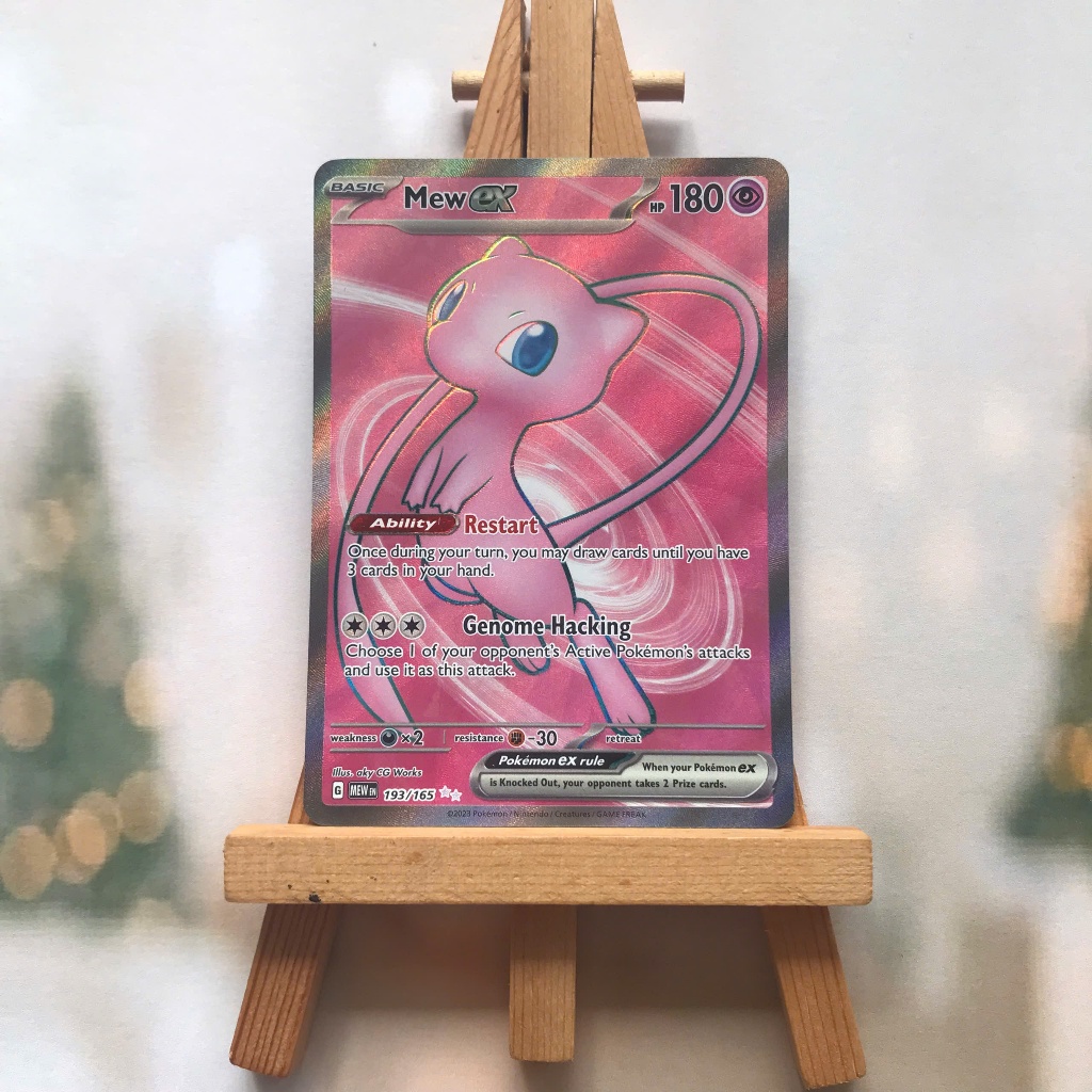 Thẻ hình Pokemon Mew ex 193/165 - Lá bài lẻ Scarlet & Violet 151 Full ...
