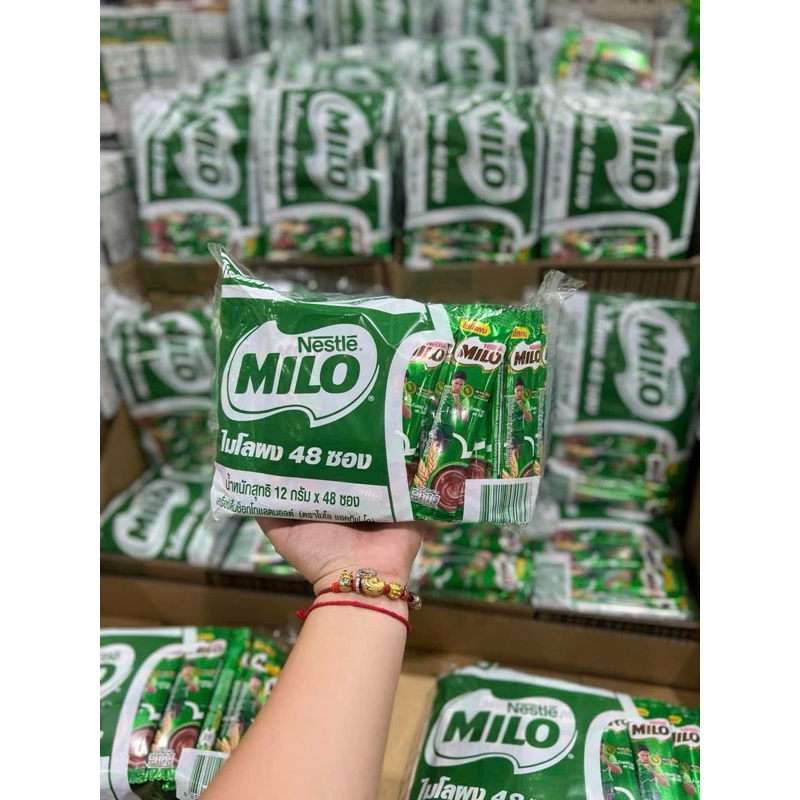 [HàngHot] 1 bịch MILO bột 48 gói nhỏ - sữa milo nestle dạng bột - sữa ...