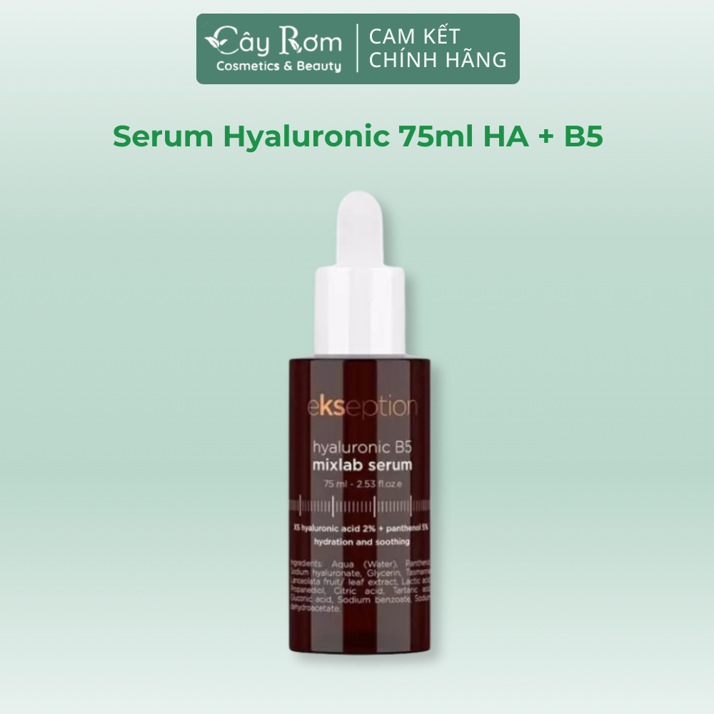 Serum Ekseption Hyaluronic B5 Mixlab dưỡng ẩm da 75ml HA + B5 | Cây Rơm ...