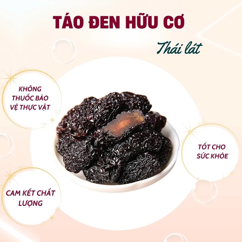 500Gr Táo Đen Sấy Dẻo Thơm Ngon Hàng Loại 1 | Shopee Việt Nam