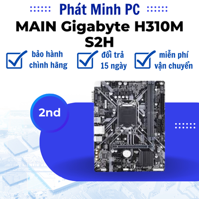Mainboard Gigabyte H310M S2H bảo hành 6 tháng. | Shopee Việt Nam