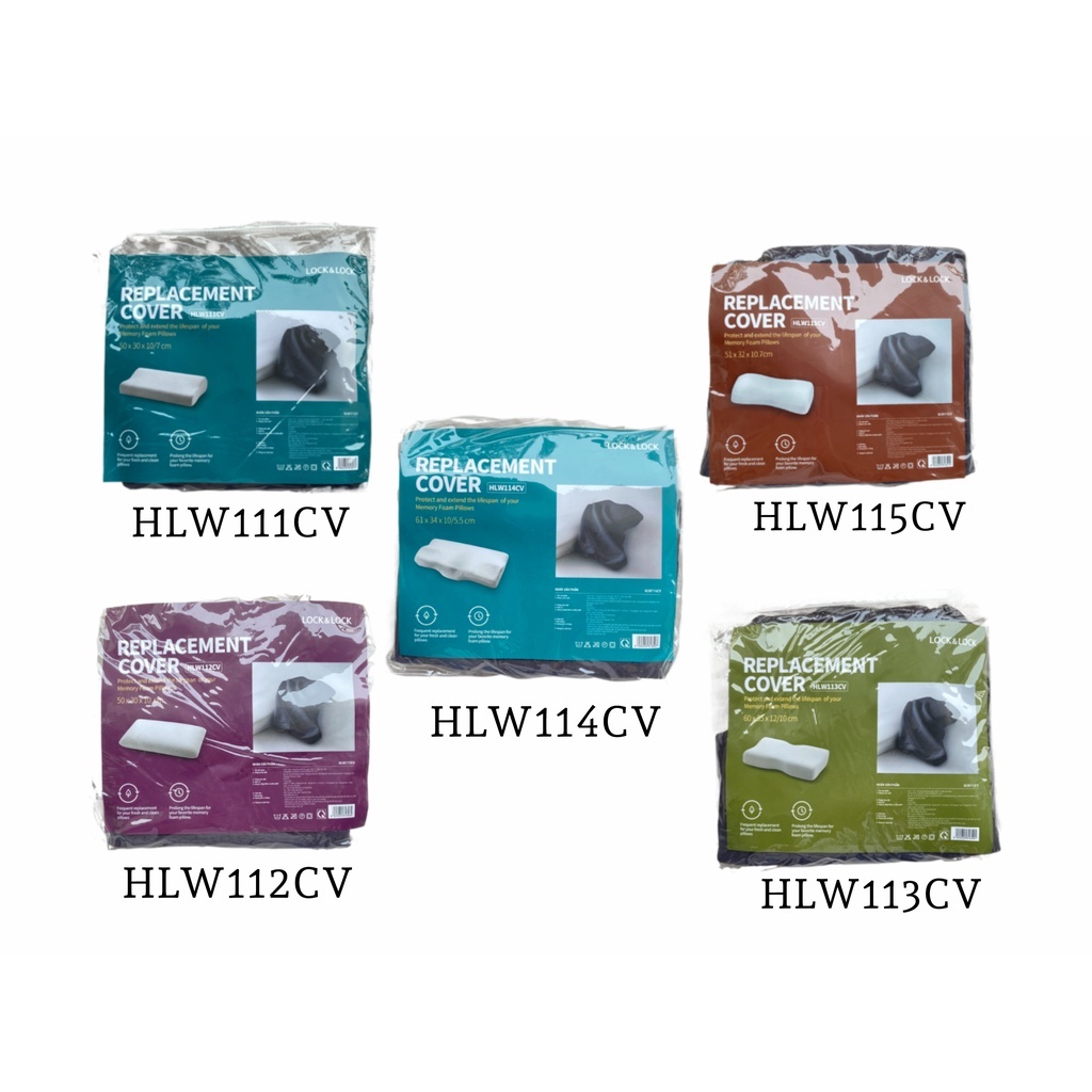 Áo gối, vỏ gối thay thế LocknLock Dành cho gối memory foam HLW111 ...
