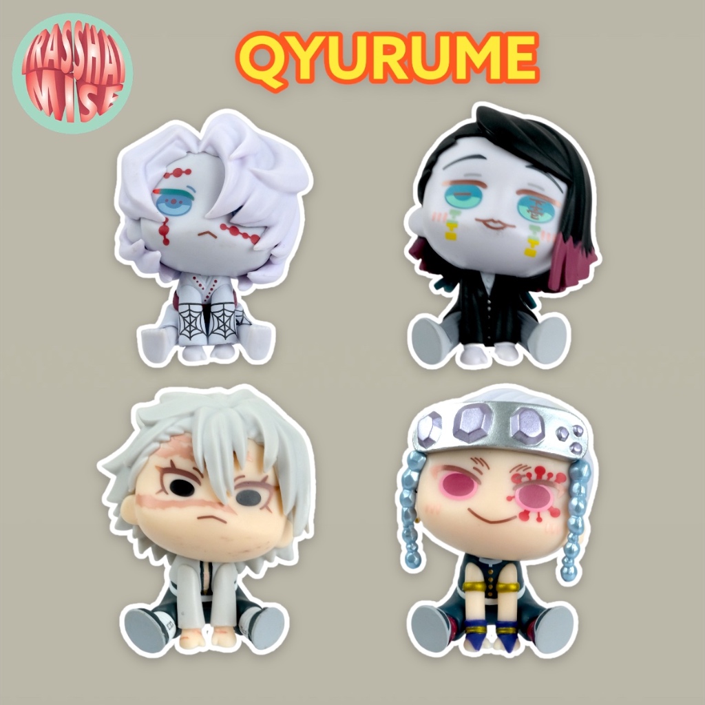 Demon Slayer Rui, Enmu, Sanemi & Uzui Qyurume Action Figure | Shopee ...