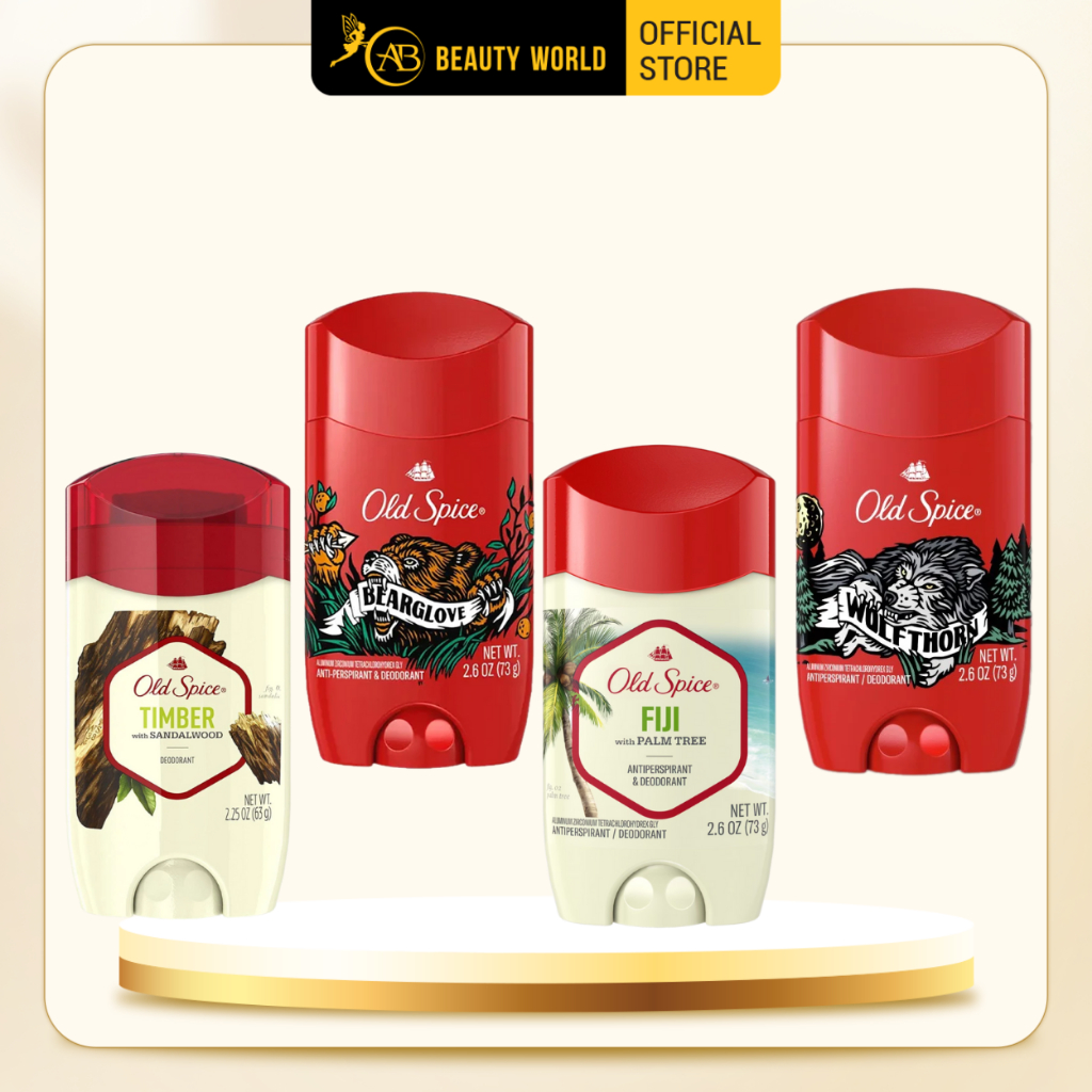 Sáp Khử Mùi & Giảm Tiết Mồ Hôi Old Spice 73g AB Beauty World Sản Phẩm Chính Hãng | Shopee Việt Nam