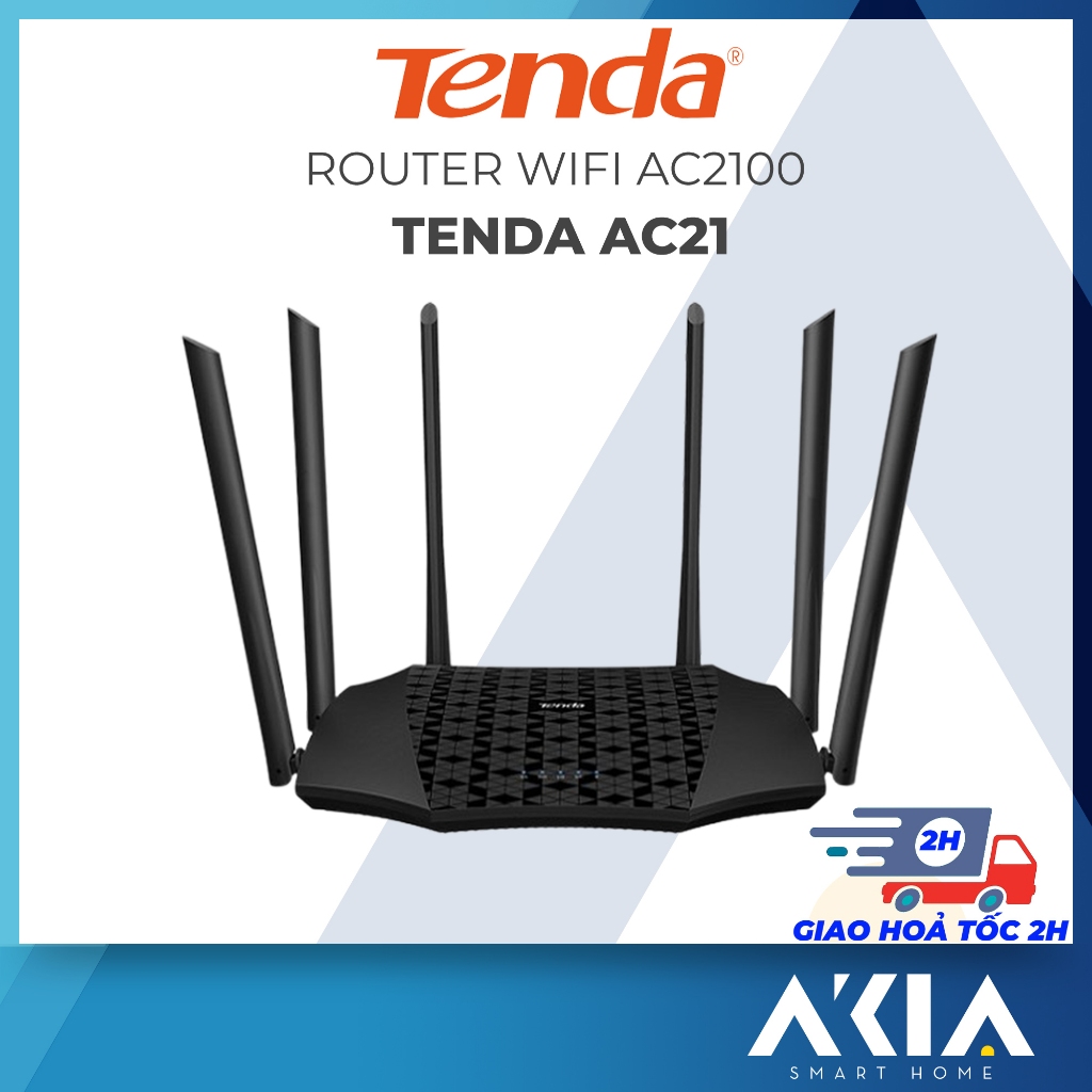 Bộ phát wifi Tenda AC21, băng tần AC2100 Gigabit, tốc độ nhanh, chính hãng | Shopee Việt Nam