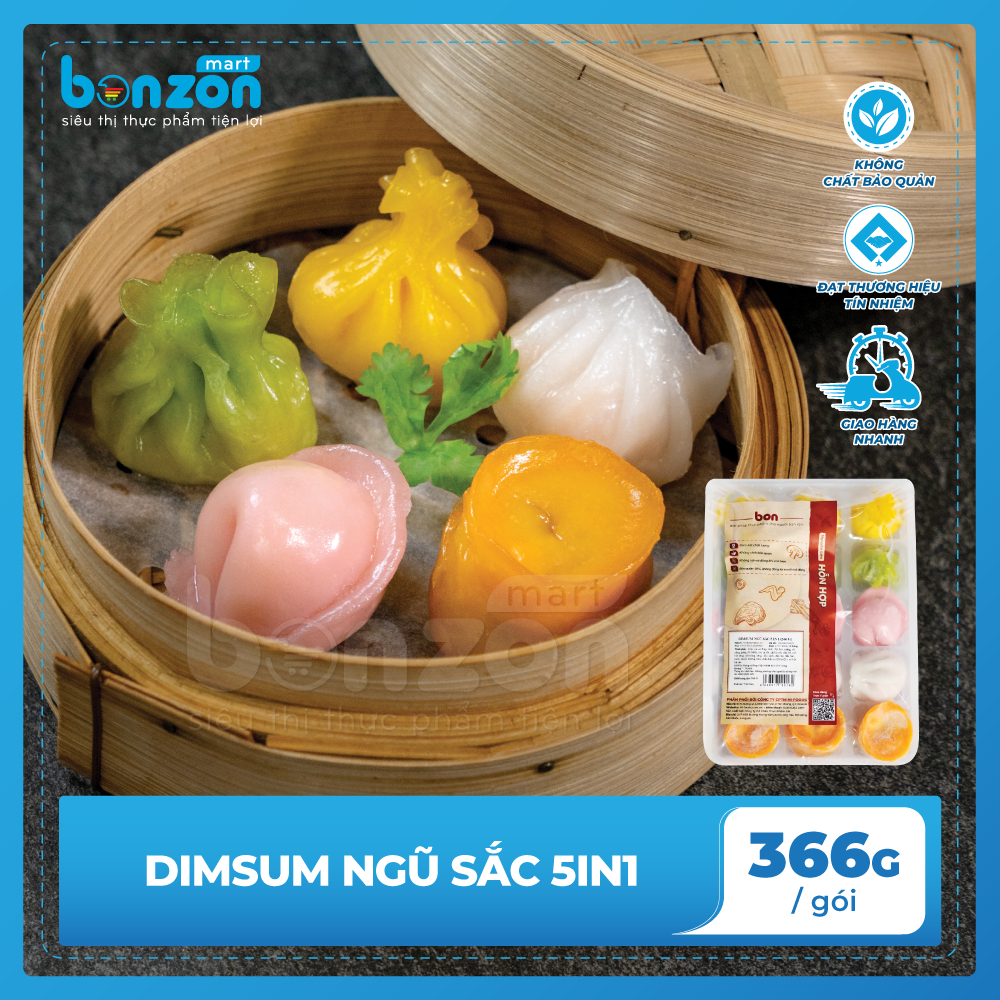 Dimsum ngũ sắc 5in1 - Bonzon (366g) | Shopee Việt Nam