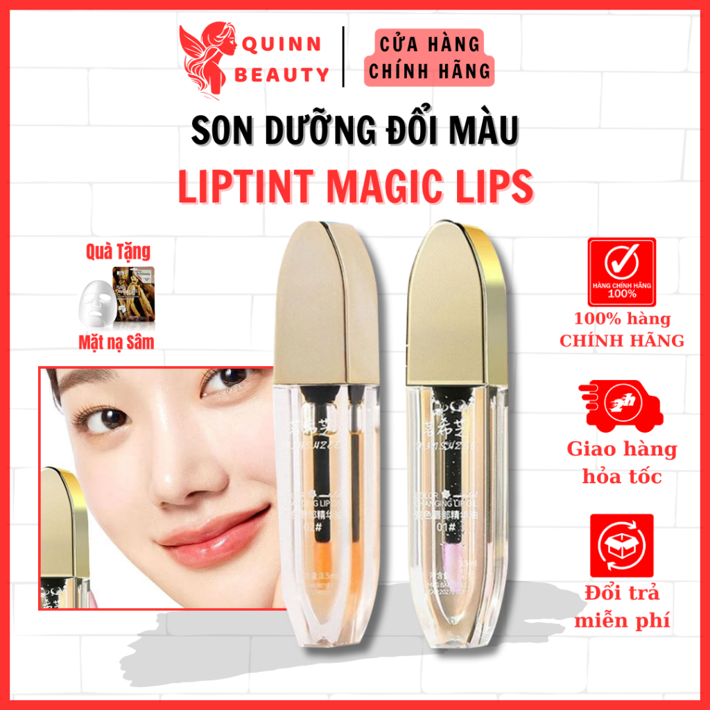 Son dưỡng đổi màu LIPTINT MAGIC LIPS - Son dưỡng ẩm và cấp ẩm giúp đôi ...