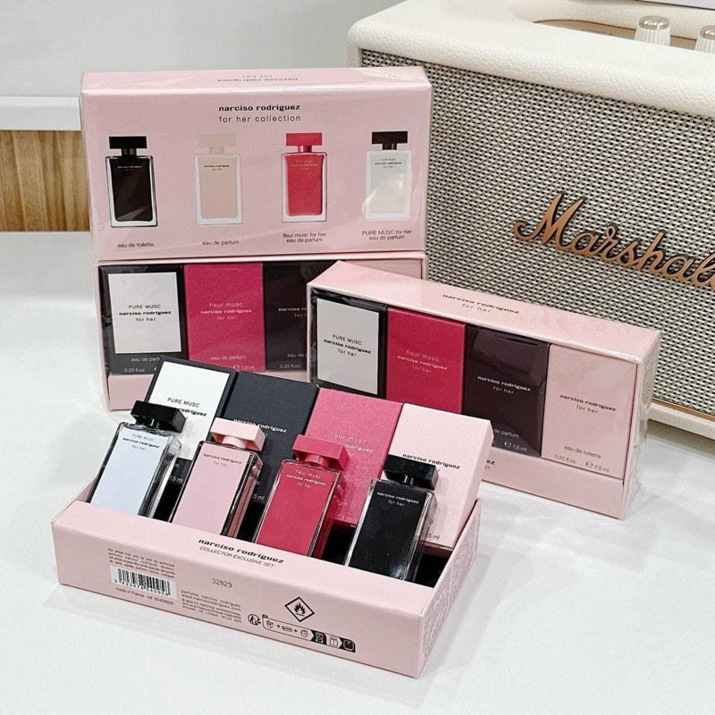 [ set mini ] Set Nước hoa Narciso Rodriguez For Her EDP - EDT - Pure ...