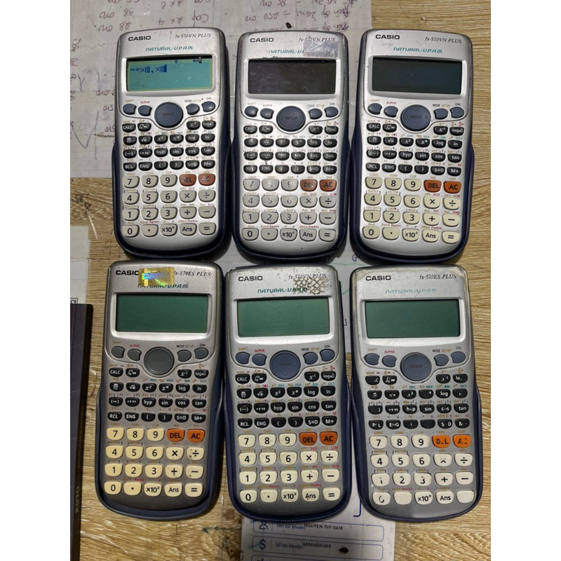 máy tính casio fx 570es plus 580 vnx hàng chính hãng qua sd | Shopee ...