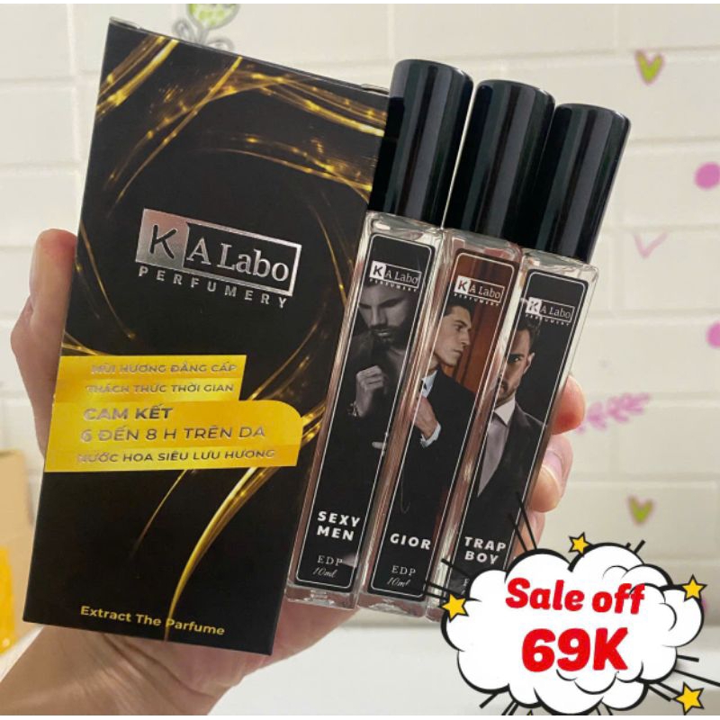 Combo 3 Chai Nước Hoa Nam Kalabo Sang Trọng Lịch Lãm Hương Thơm Cuốn ...