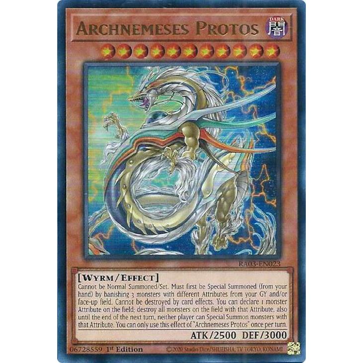 Thẻ bài YUGIOH - TCG - Archnemeses Protos - RA03-EN023 - Ultra Rare 1st Edition - Effect Monster ...