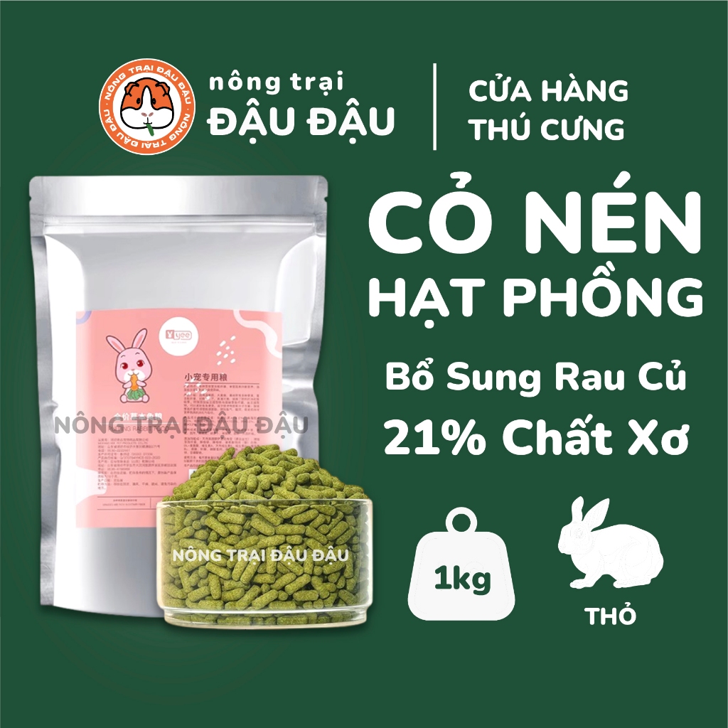 Cỏ Nén Cho Thỏ Hạt Phồng Yee Bổ Sung Rau Củ Giàu Chất Xơ Giảm Mùi Hôi ...