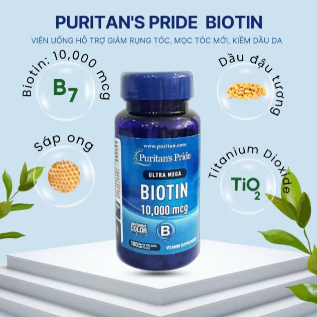 Biotin hỗ trợ mọc tóc,giảm rụng tóc Puritan's Pride Ultra Mega Biotin ...