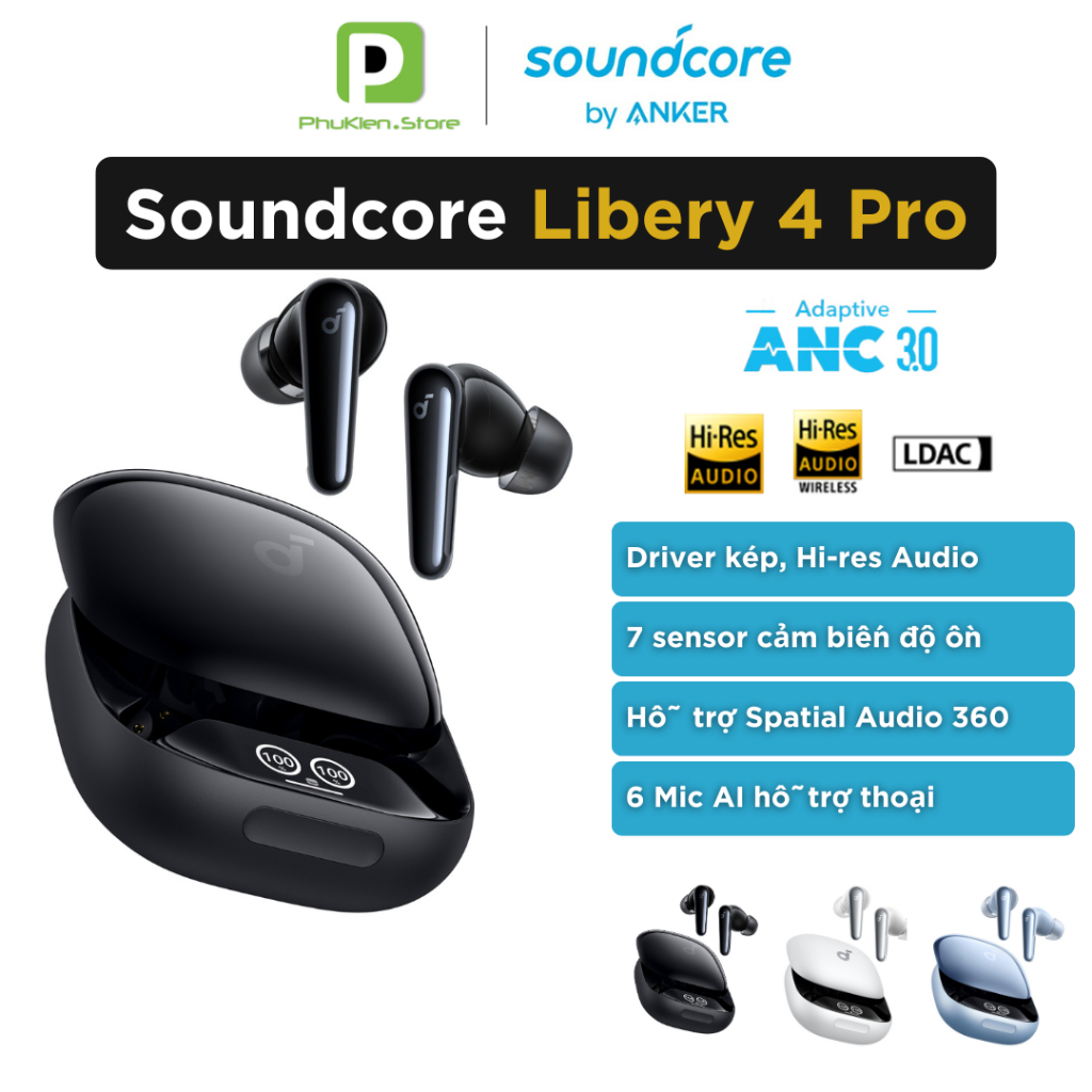 [ BH 18 th ] Tai Nghe True Wireless chính hãng Anker Soundcore Liberty ...