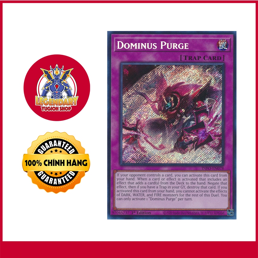 [Thẻ Bài Yugioh Chính Hãng] Dominus Purge | Shopee Việt Nam