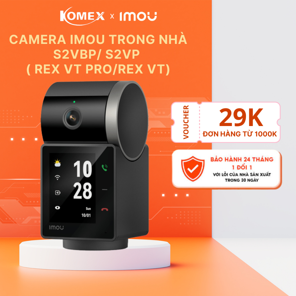 Camera IMOU trong nhà S2VBP-5M0WR (Rex VT Pro 3K)/ IPC-S2VP-5M0WR (Rex ...