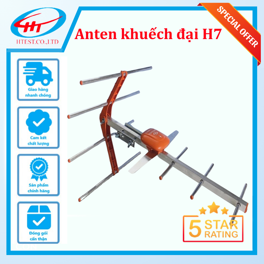 Anten HKD H7 có khuếch đại (Hoành Kiến Đạt) - Có COMBO anten | Shopee ...