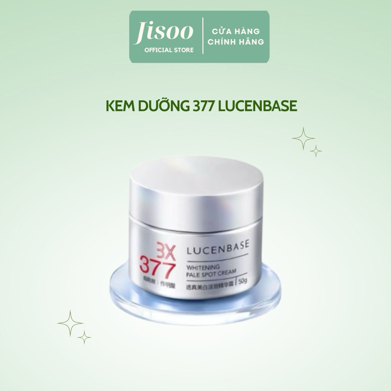 Kem dưỡng 377 Lucenbase hỗ trợ dưỡng trắng, giảm sạm da, cấp ẩm toàn ...