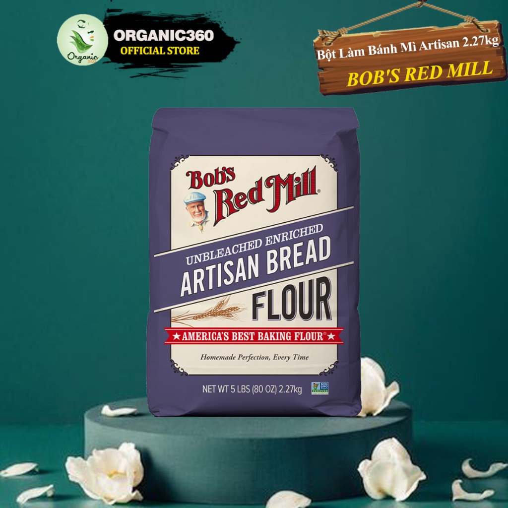HSD 01.10.26 Bột Làm Bánh Mì Artisan BOB'S RED MILL Artisan Bread Flour ...
