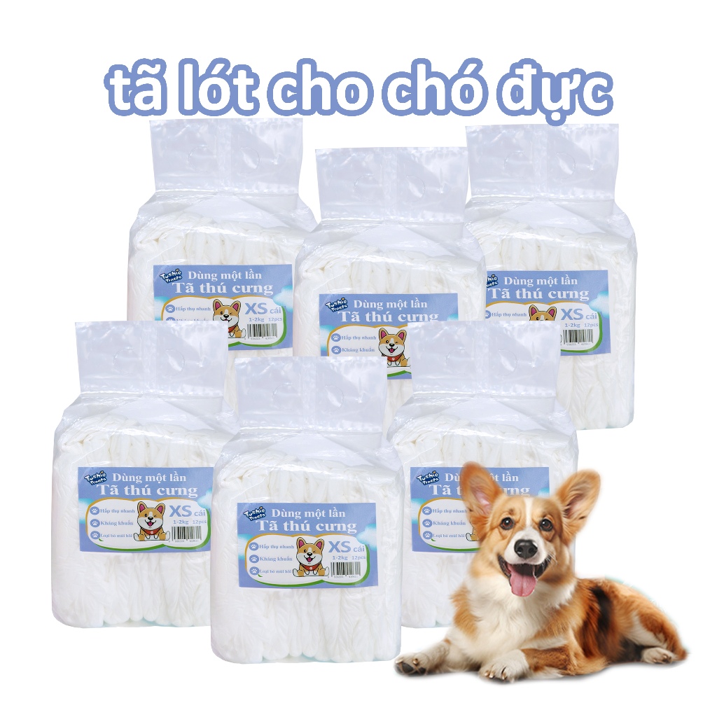 [chó đực] Tã lót cho chó đực dành cho thú cưng, thấm hút nhanh độ ẩm ...