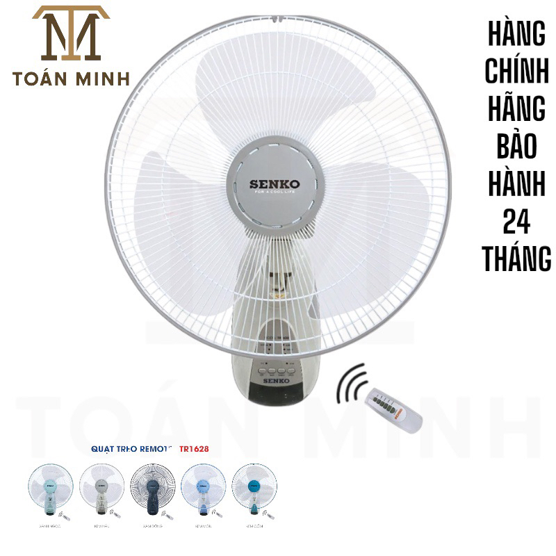 Quạt Treo Tường SENKO TR1628 (Có remote điều khiển từ xa). Hàng Chính ...