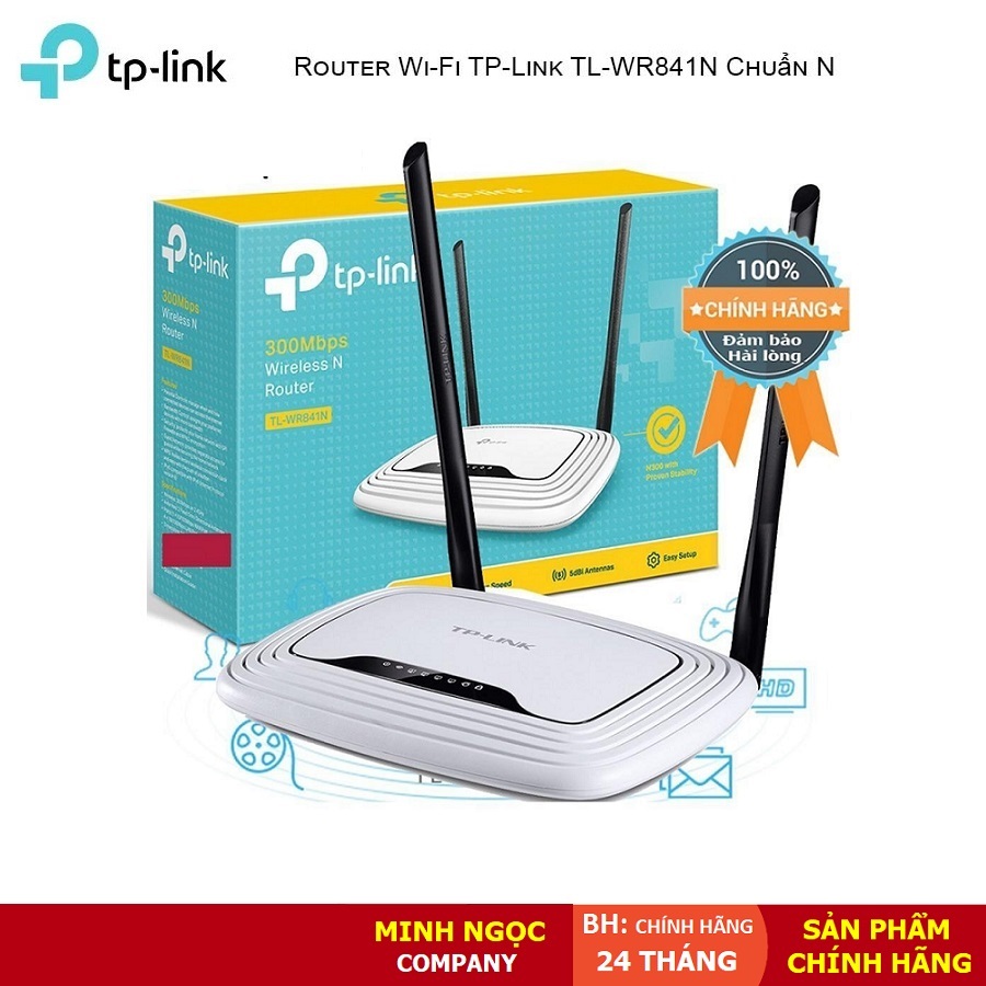 Bộ Phát Wifi TPLink 841N ( TPLink TL-WR841N ) Chuẩn N 300Mbps - Sản ...