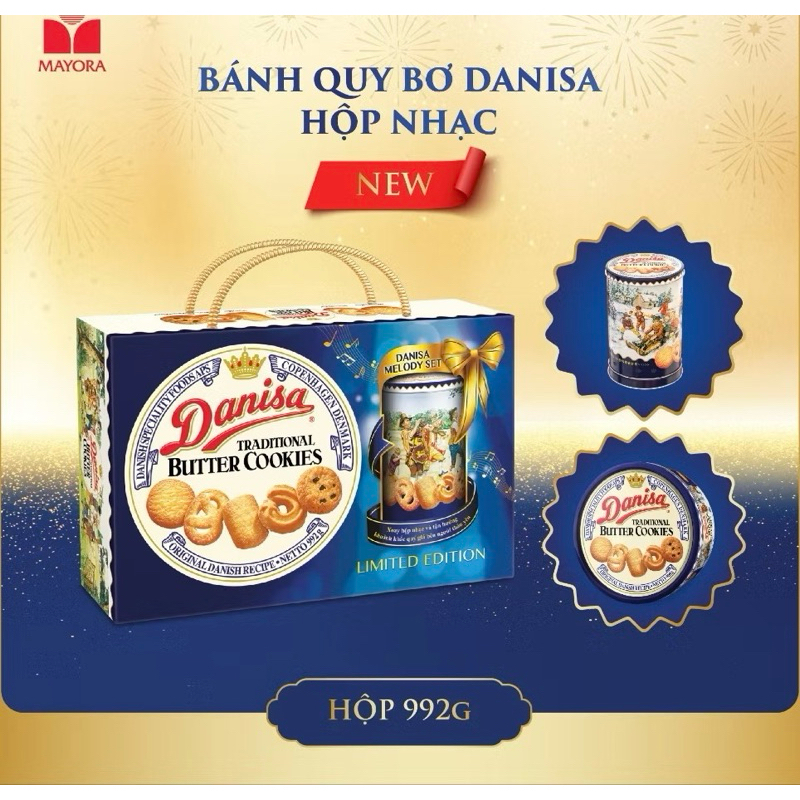 Bánh Danisa limited Tết 2025 date xa tháng 11/2025 | Shopee Việt Nam