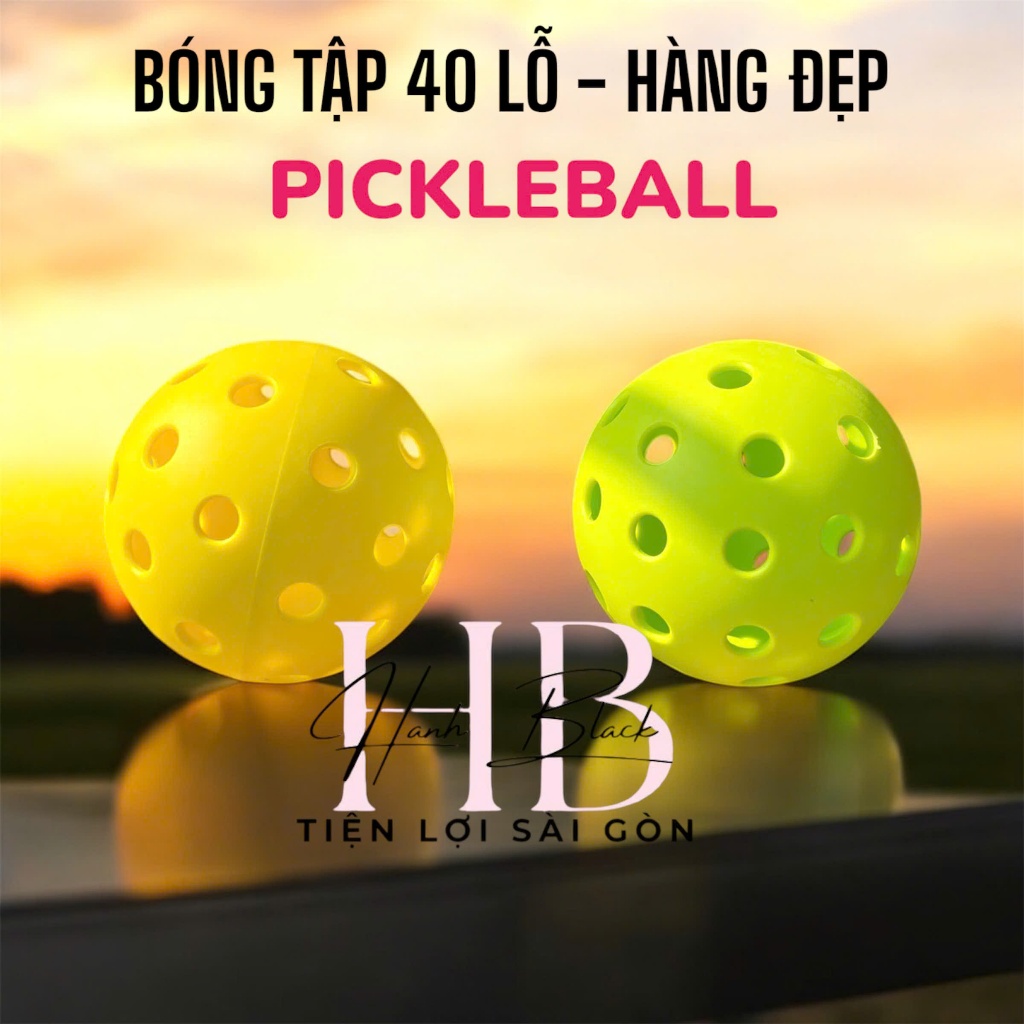 {PICKLEBALL} Banh tập 40 lỗ cao cấp | Shopee Việt Nam