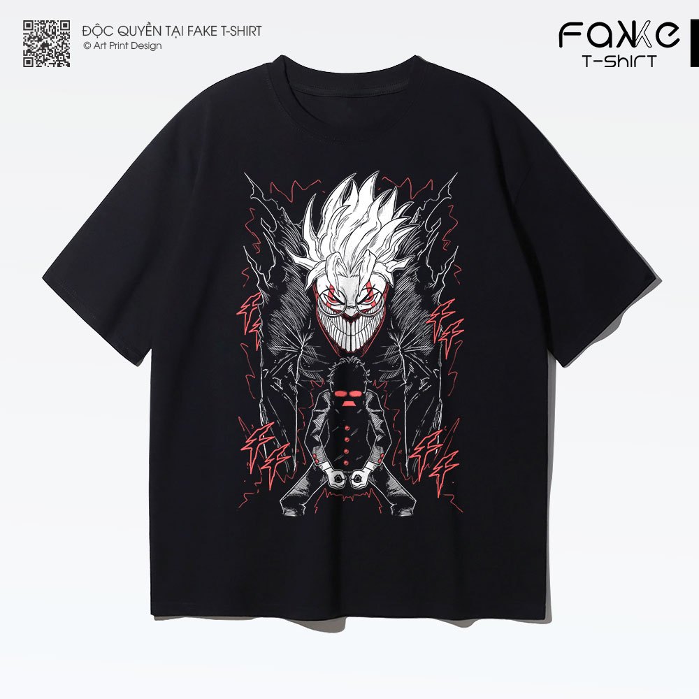 Áo thun Unisex Dandadan Okarun Digital Art Oversized 100% Cotton ngắn ...