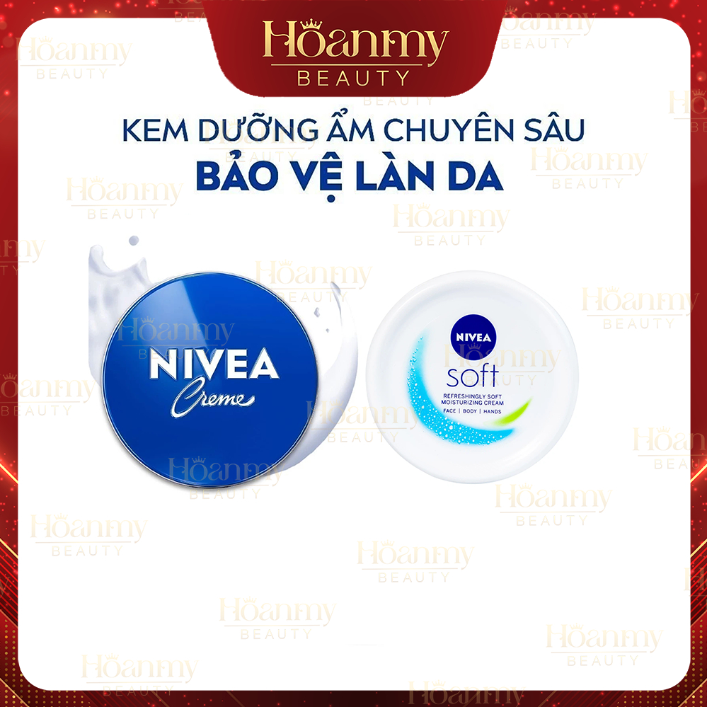 Kem Dưỡng Ẩm Da NIVEA Crème 60ml | Kem Dưỡng Mềm Da NIVEA Soft Crème ...