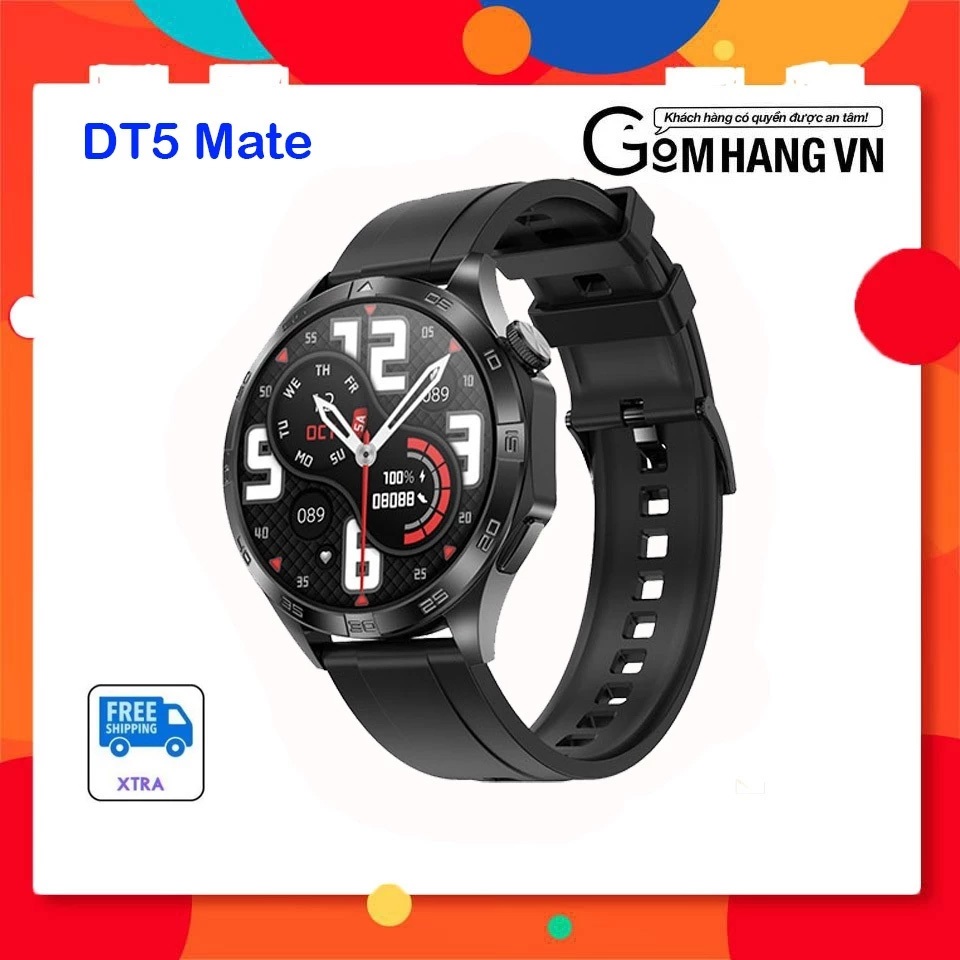 [BẢO HÀNH 12 THÁNG] Đồng hồ thông minh DT5 Mate | Shopee Việt Nam