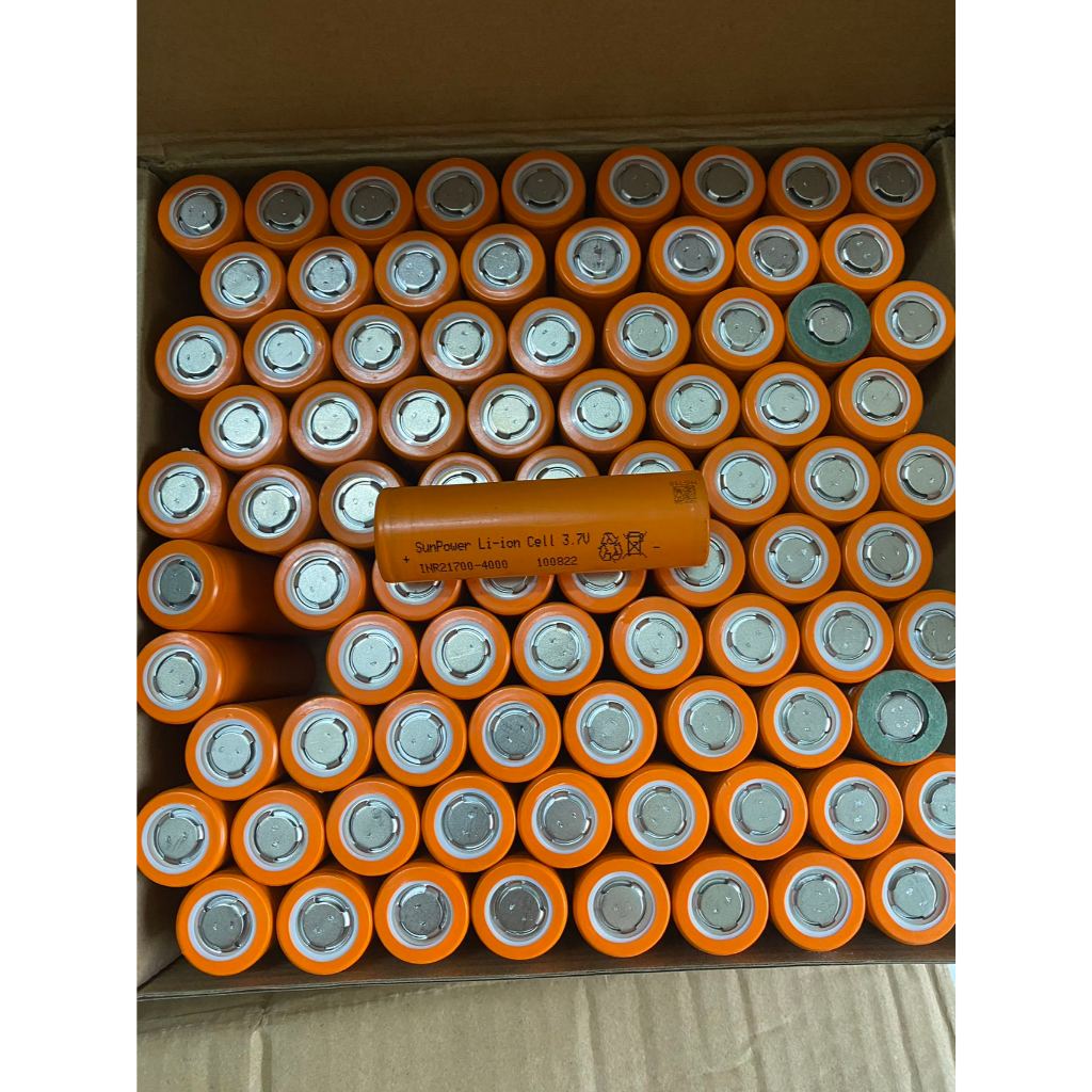 Sunpower 21700 (Hàng tháo khối nt 8-9), dòng xả 45A, dung lượng 3800mah. | Shopee Việt Nam