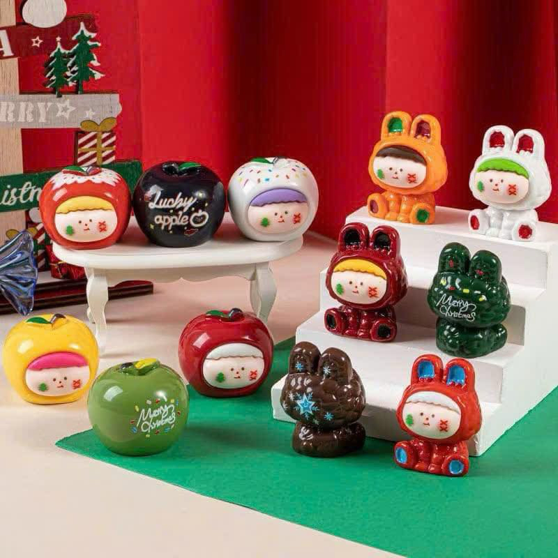 Hoả Tốc Set 12 Túi Mù labubu táo Noel phong cách Châu Âu | Shopee Việt Nam