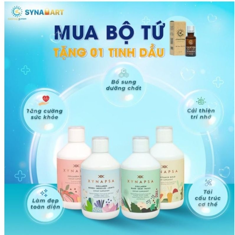 Bộ tứ thụy điển xynapsa cửa sổ vàng hỗ trợ cải thiện sức khỏe tặng 1 ...