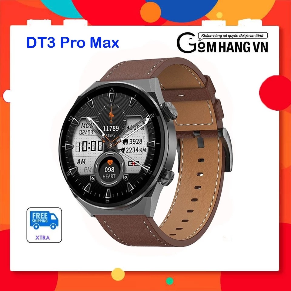 [BẢO HÀNH 12 THÁNG] Đồng Hồ Thông Minh DT3 Pro Max | Shopee Việt Nam