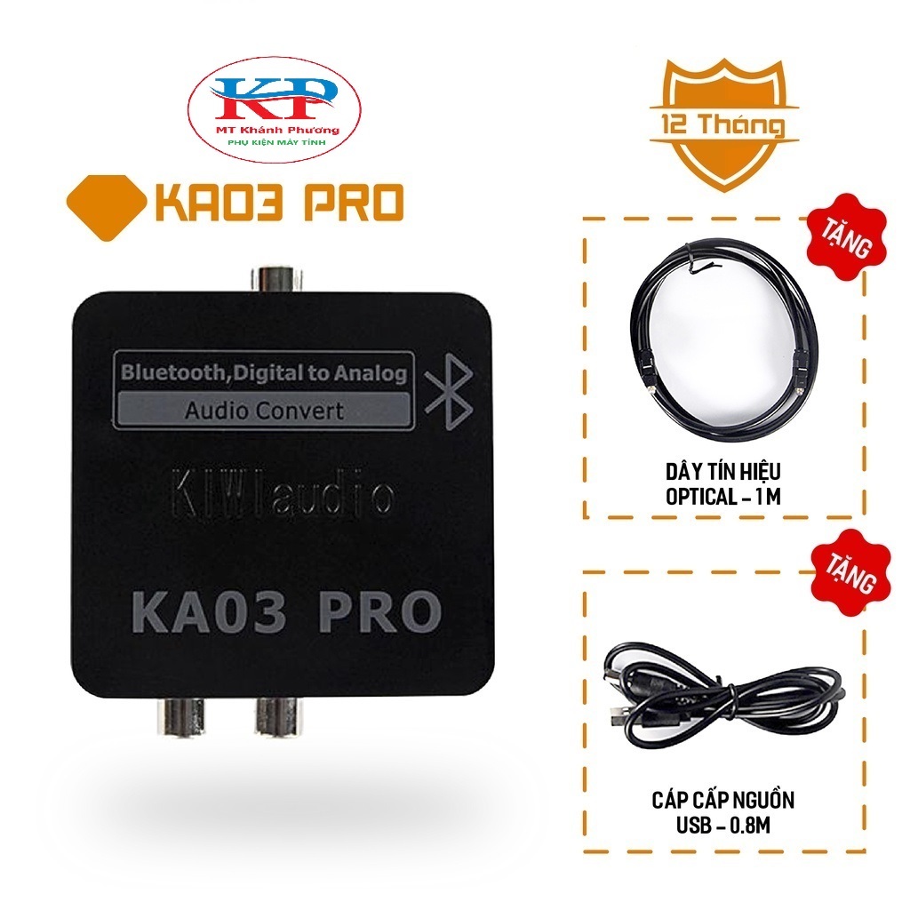 Bộ chuyển quang âm thanh quang optical sang audio AV Cáp optical Kiwi ...