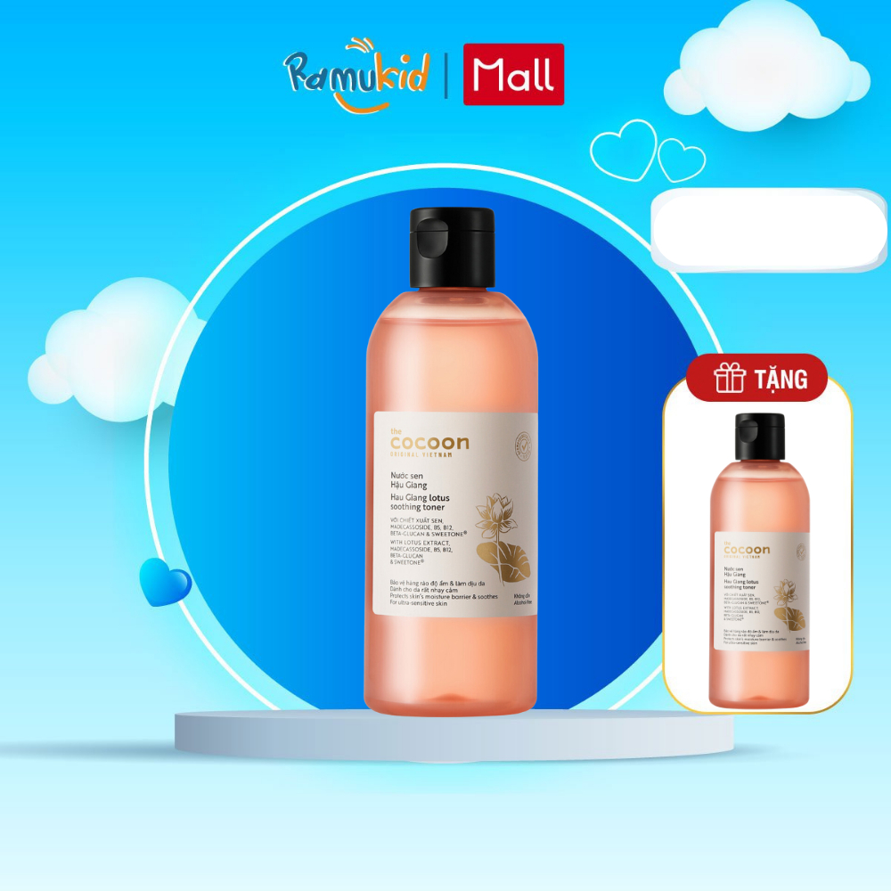 Nước sen Hậu Giang Cocoon 310ml - Toner phục hồi đa nhiệm cho da rất ...