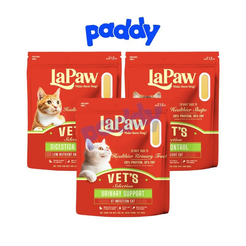 Hạt Cho Mèo LaPaw Vet Dinh Dưỡng Chuyên Biệt 1.5kg | Shopee Việt Nam