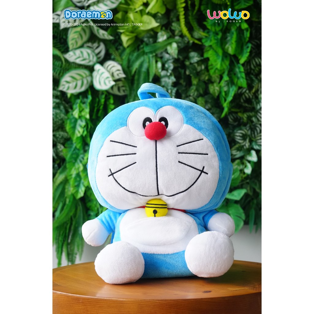 Balo Gấu bông Doraemon To 37cm, Túi bông Quà Tặng Dễ thương Cho bé Đi ...