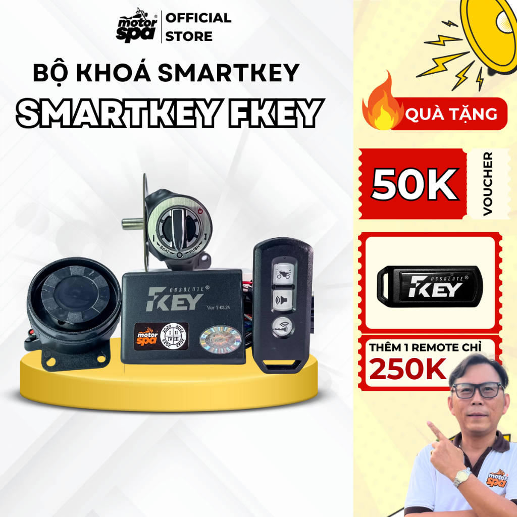 Smartkey Fkey - Exciter 2010, Sirius xăng cơ, Jupiter xăng cơ ...
